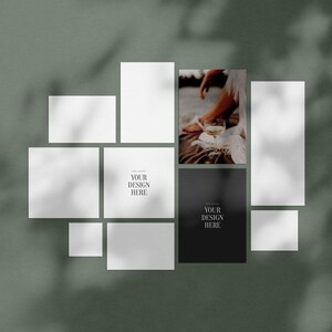 Paper Mockup Set #11 | Stationery Mockup | Card Mockup | PSD | Wedding ...