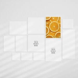 Minimalist Paper Card Mockup Set #12, Flat Lay PSD Stationery Mockup ...