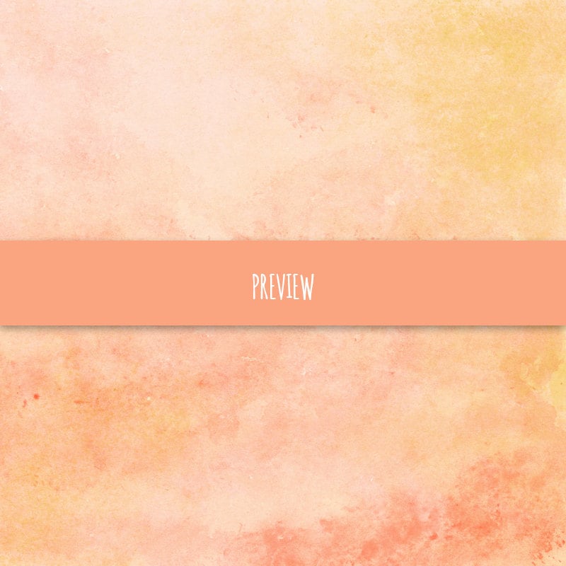 Peach and Orange Watercolor Texture Digital Paper ~ Hand Painted ...