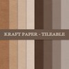 Kraft Digital Paper Gray & Blue Kraft Paper Tileable Kraft Paper ...