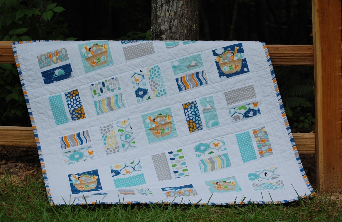 Two by Two Quilt PDF Pattern for Beginners in Baby Crib - Etsy