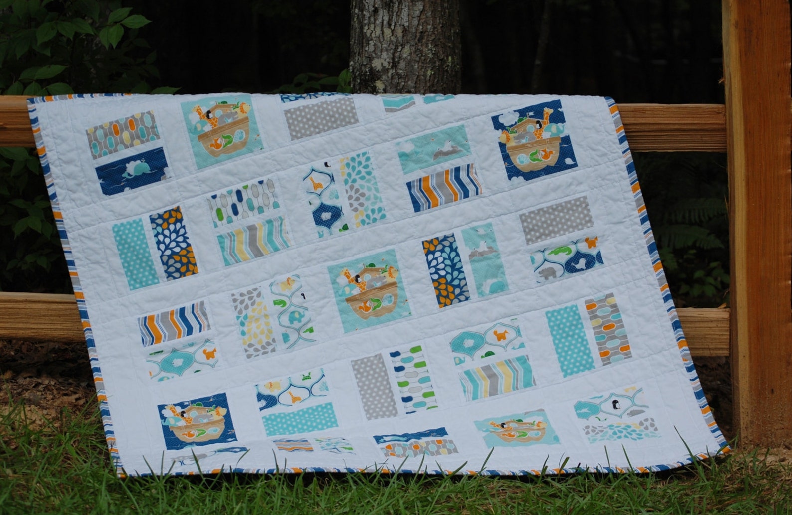 Two by Two Quilt PDF Pattern for Beginners in Baby Crib - Etsy