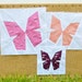 Butterfly Block PDF Pattern - Three Paper Pieced Butterfly Blocks - 10 ...