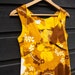 Vintage Hawaiian Mini Dress, Hookano Psychedelic 1960s Cotton Bow ...