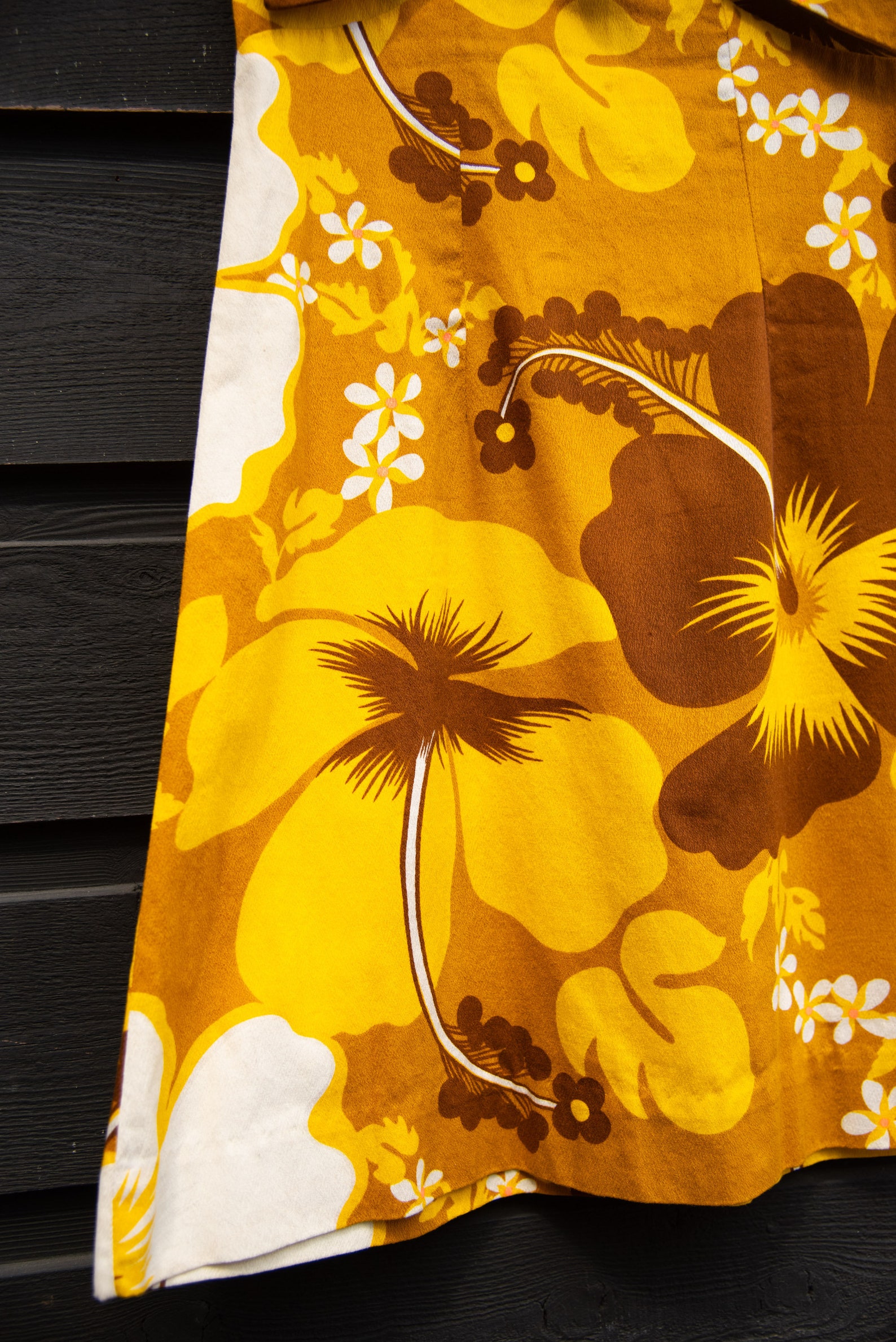 Vintage Hawaiian Mini Dress, Hookano Psychedelic 1960s Cotton Bow ...