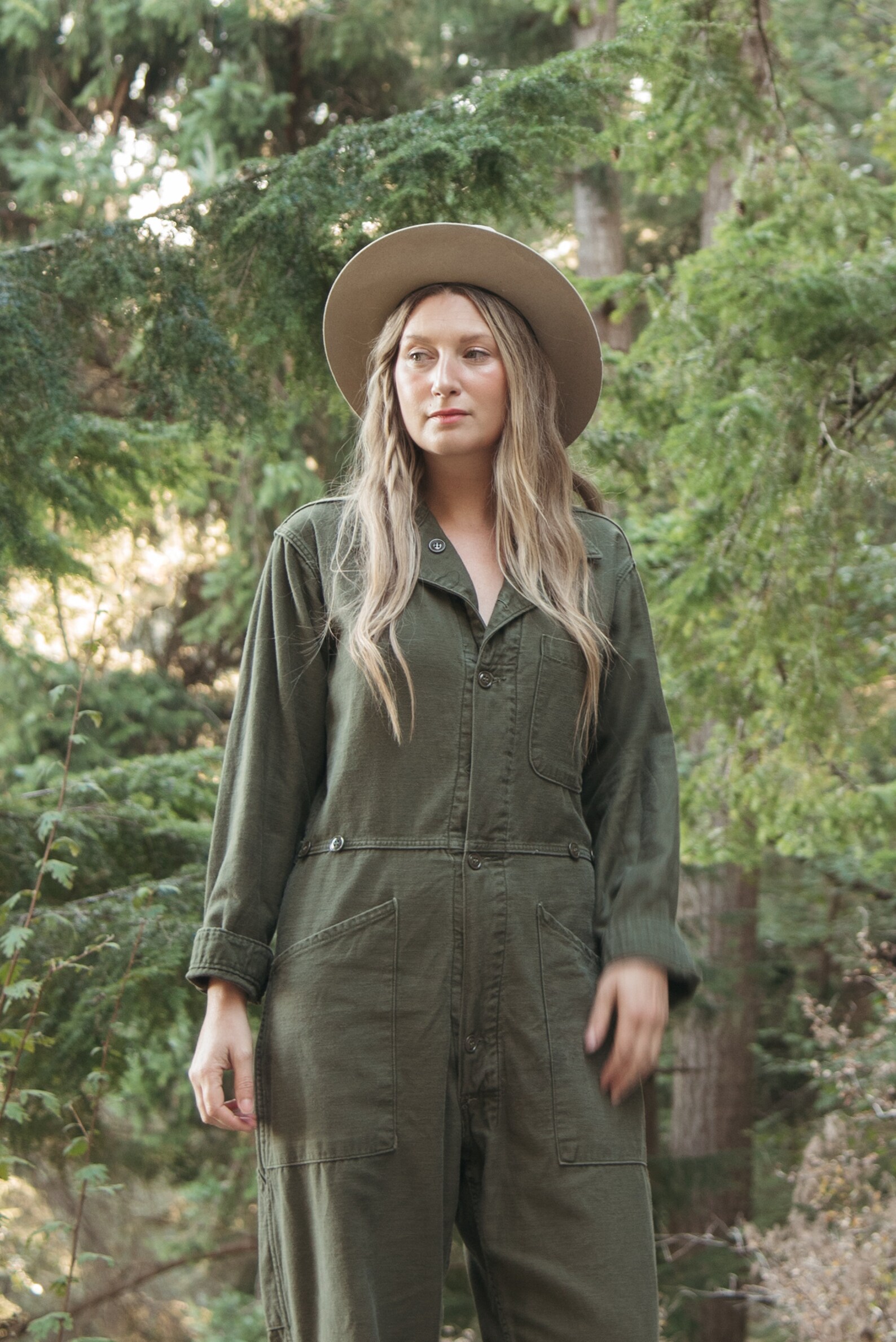 70's Flyer's Coveralls Flight Suit, Olive Drab Flight Mechanic ...