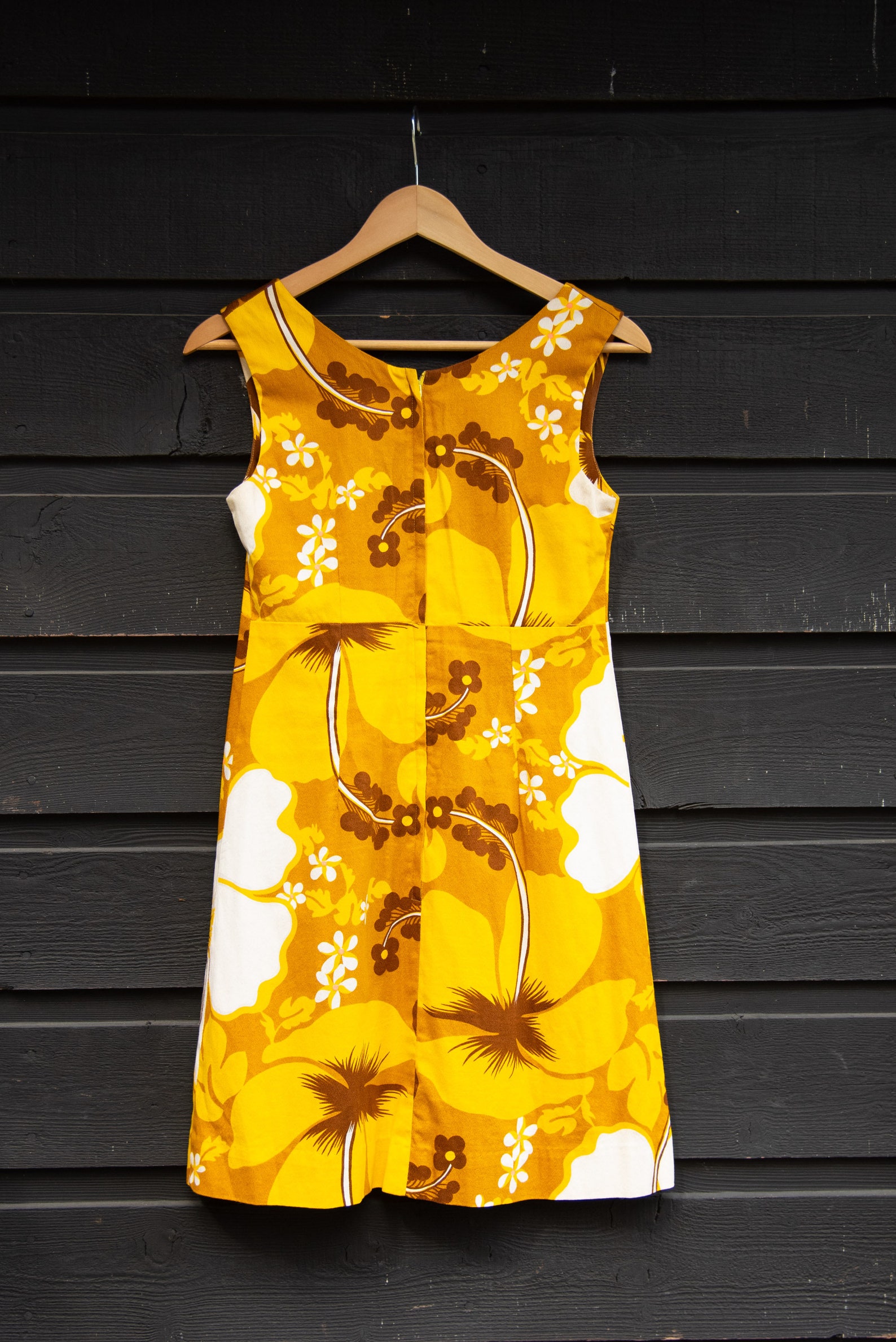 Vintage Hawaiian Mini Dress, Hookano Psychedelic 1960s Cotton Bow ...