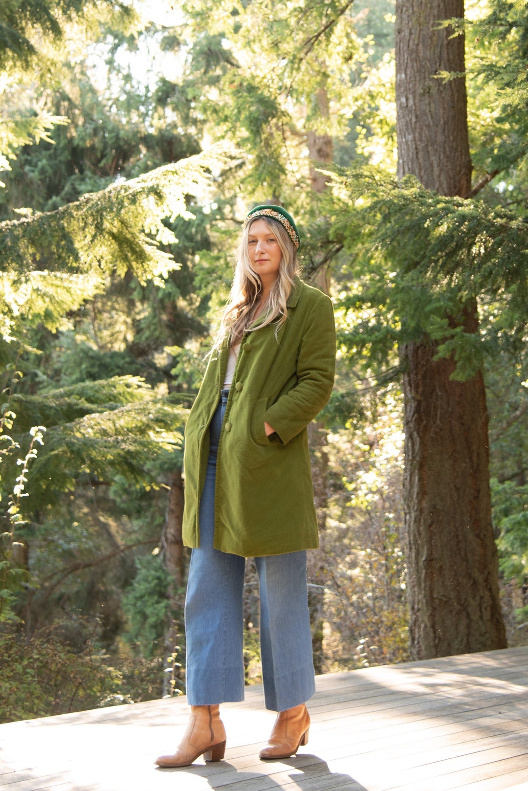 RESERVED for Timon 1960s Fern Velvet Coat - Etsy