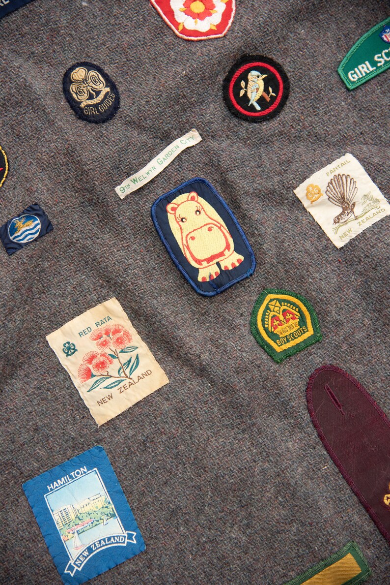 Vintage 60s 70s Boy Scouts Girl Guides Campfire Blanket With | Etsy