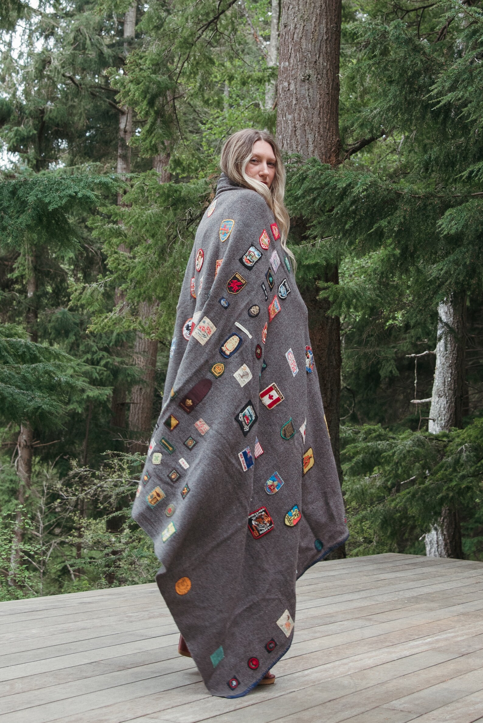 Vintage 60s 70s Boy Scouts Girl Guides Campfire Blanket With | Etsy