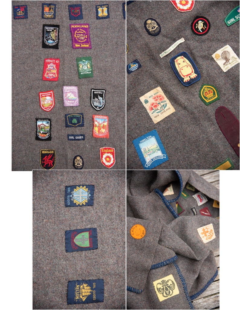 Vintage 60s 70s Boy Scouts Girl Guides Campfire Blanket With | Etsy