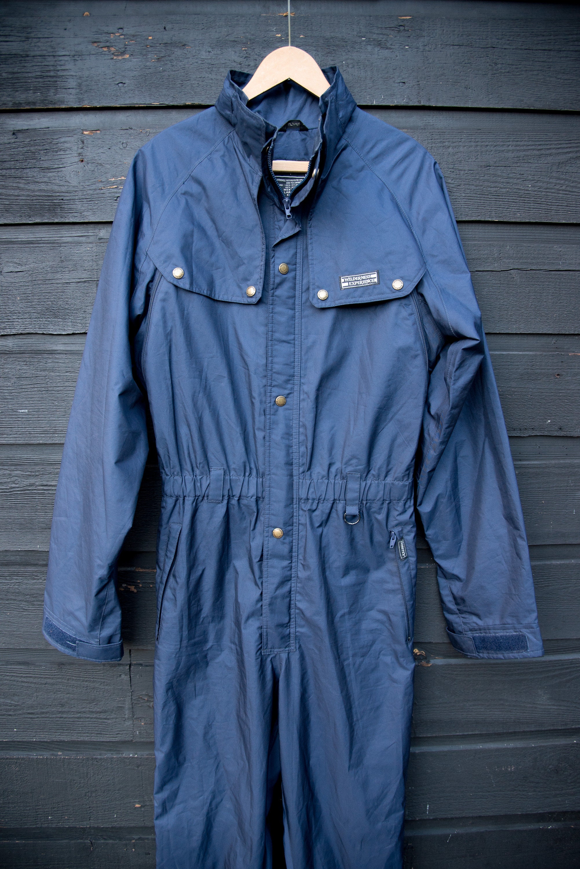 Vintage Ski Suit, Large Navy Wilderness Experience Snow Suit, Winter ...