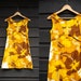Vintage Hawaiian Mini Dress, Hookano Psychedelic 1960s Cotton Bow ...