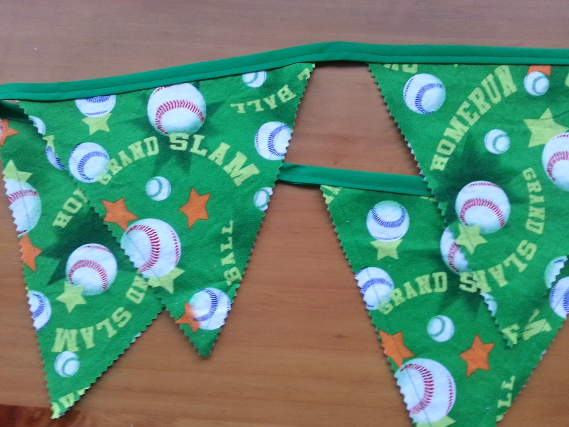 Baseball Bunting Pennant Sports Banner Birthday Party - Etsy