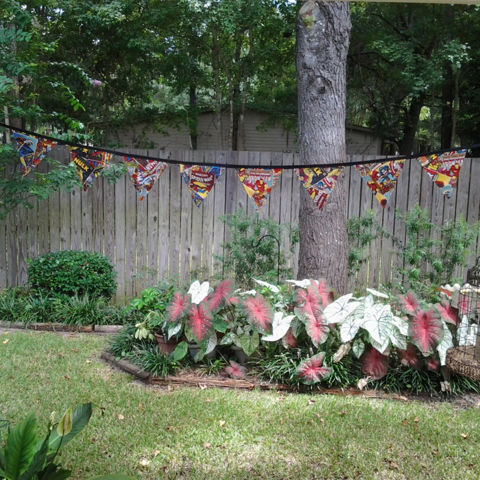 Superhero Party Banner Marvel Comics Bunting Avengers | Etsy