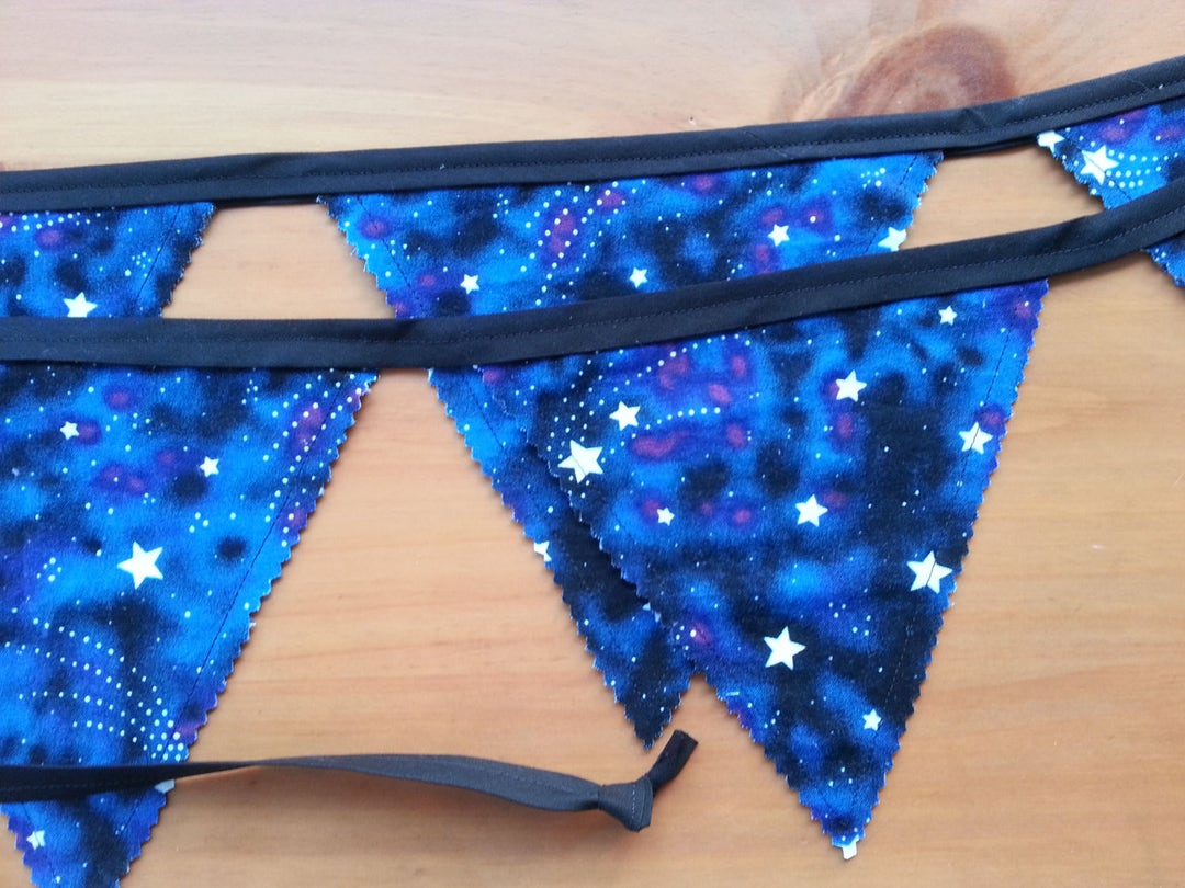 Space Bunting, Star Banner, Birthday Party, Room Decor, Photo Prop ...