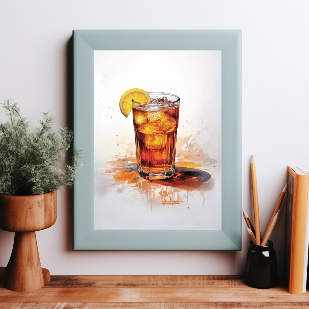 John Daly Cocktail Wall Art - Digital Golf Decor for Home, Unique ...
