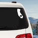 I Love California Custom Vinyl Decal Sticker - Choose Your Color and ...
