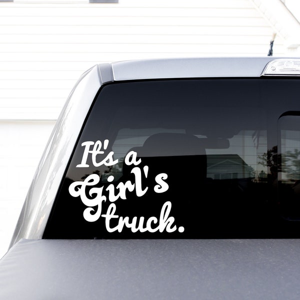 Girl Truck Decals - Etsy