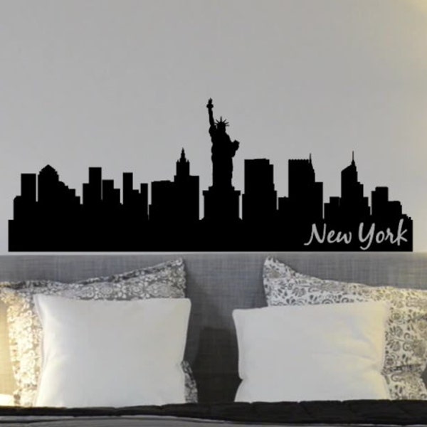 Nyc Skyline Decal - Etsy