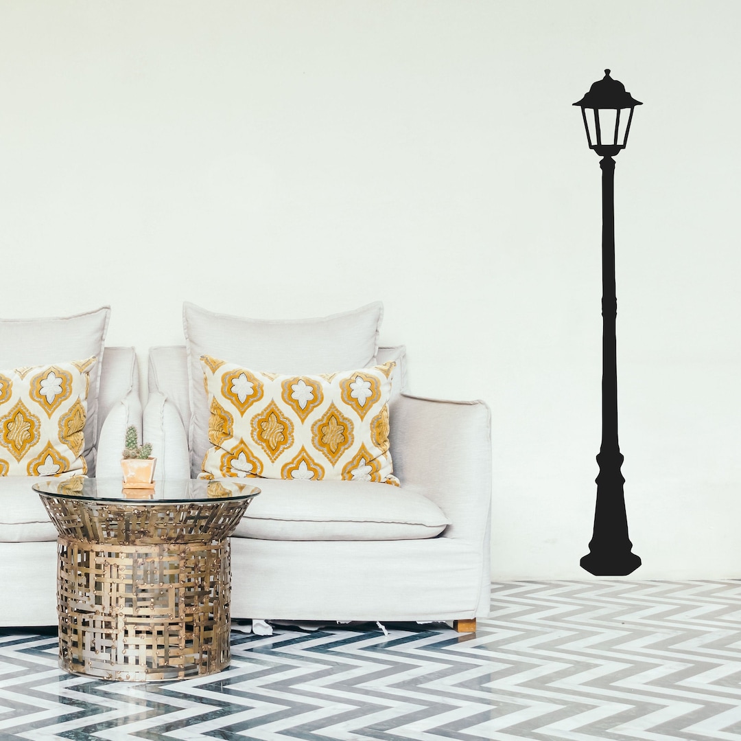 Lamp Post Custom Vinyl Decal Sticker - Choose Your Color and Size - Gas ...