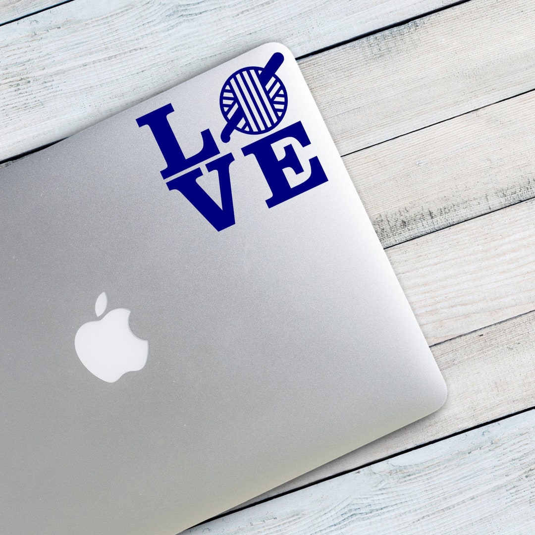 Crochet Love Custom Vinyl Decal Sticker - Choose Your Color and Size ...