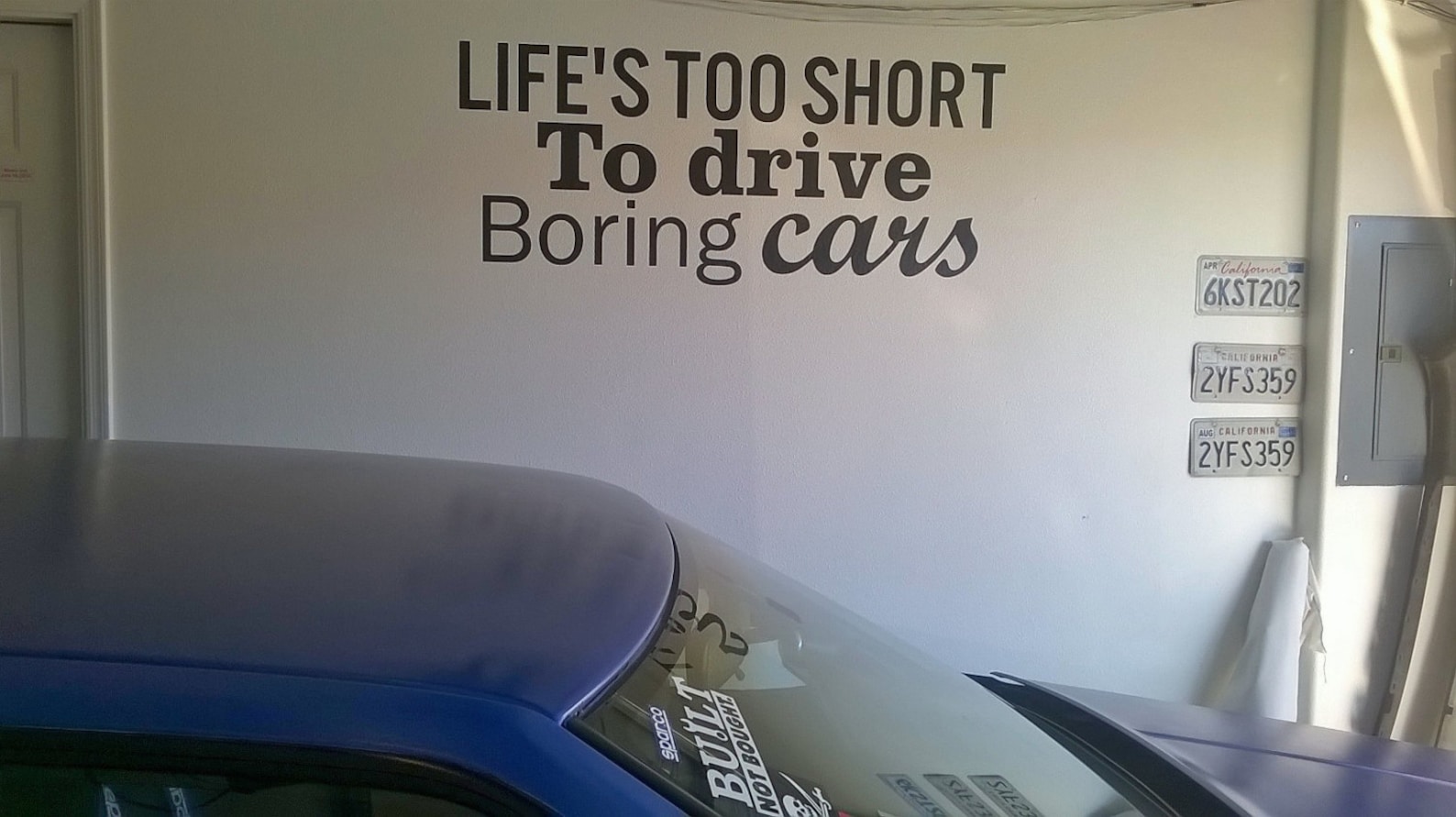 Life's Too Short to Drive Boring Cars Wall Decal Choose - Etsy
