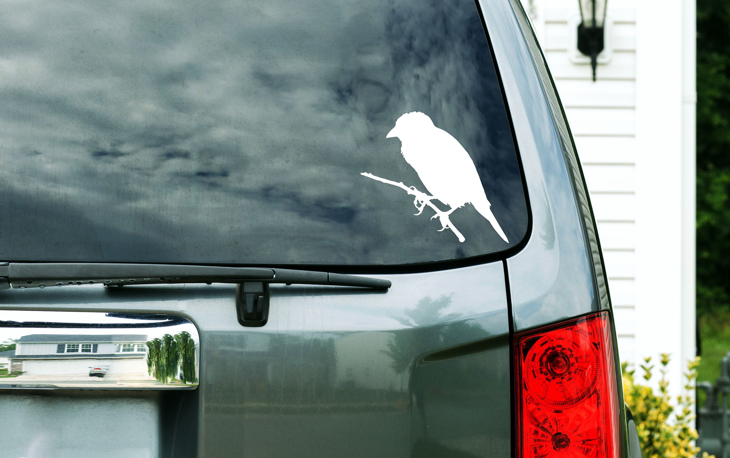 Crow Silhouette Custom Vinyl Decal Sticker - Choose Your Color and Size ...