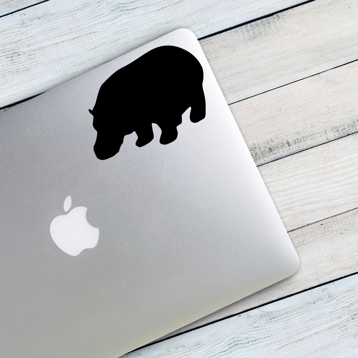 Hippo Silhouette Vinyl Decal Sticker Choose Your Color and | Etsy