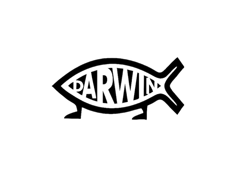 Vinyl Decal Evolution Darwin Fish Custom Vinyl Decal Sticker - Etsy.de