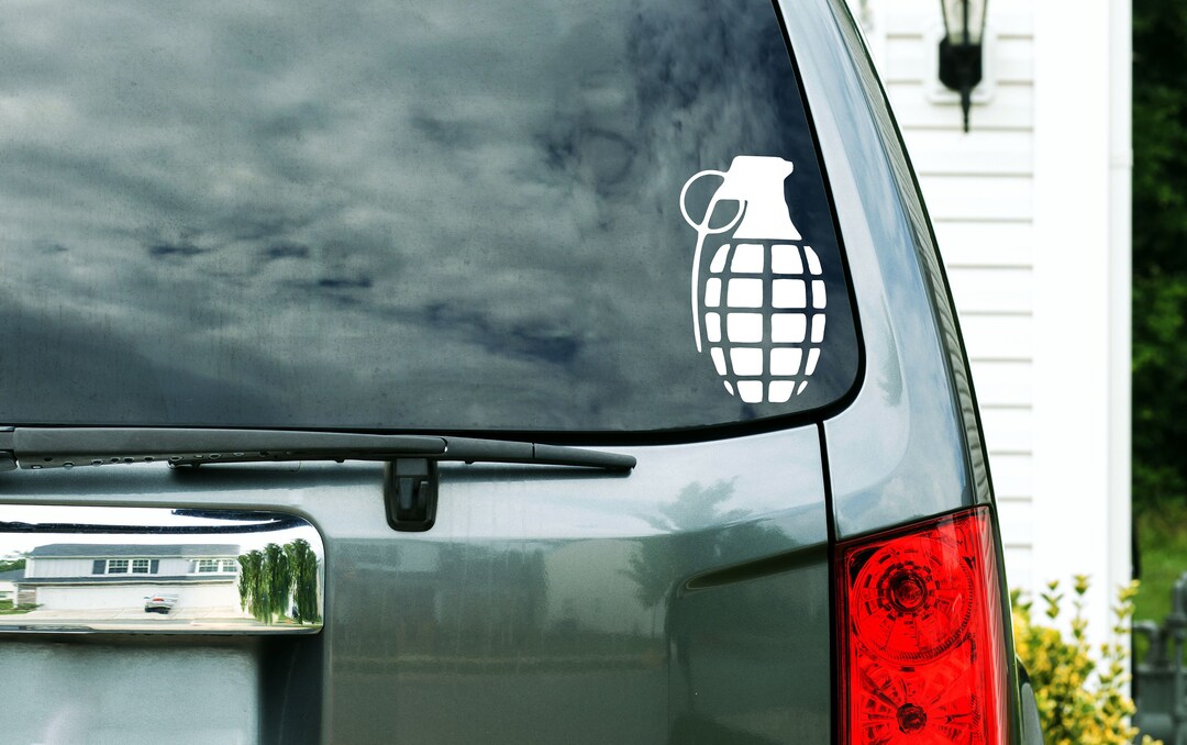 Grenade Custom Vinyl Decal Sticker - Choose Your Color and Size - Truck ...