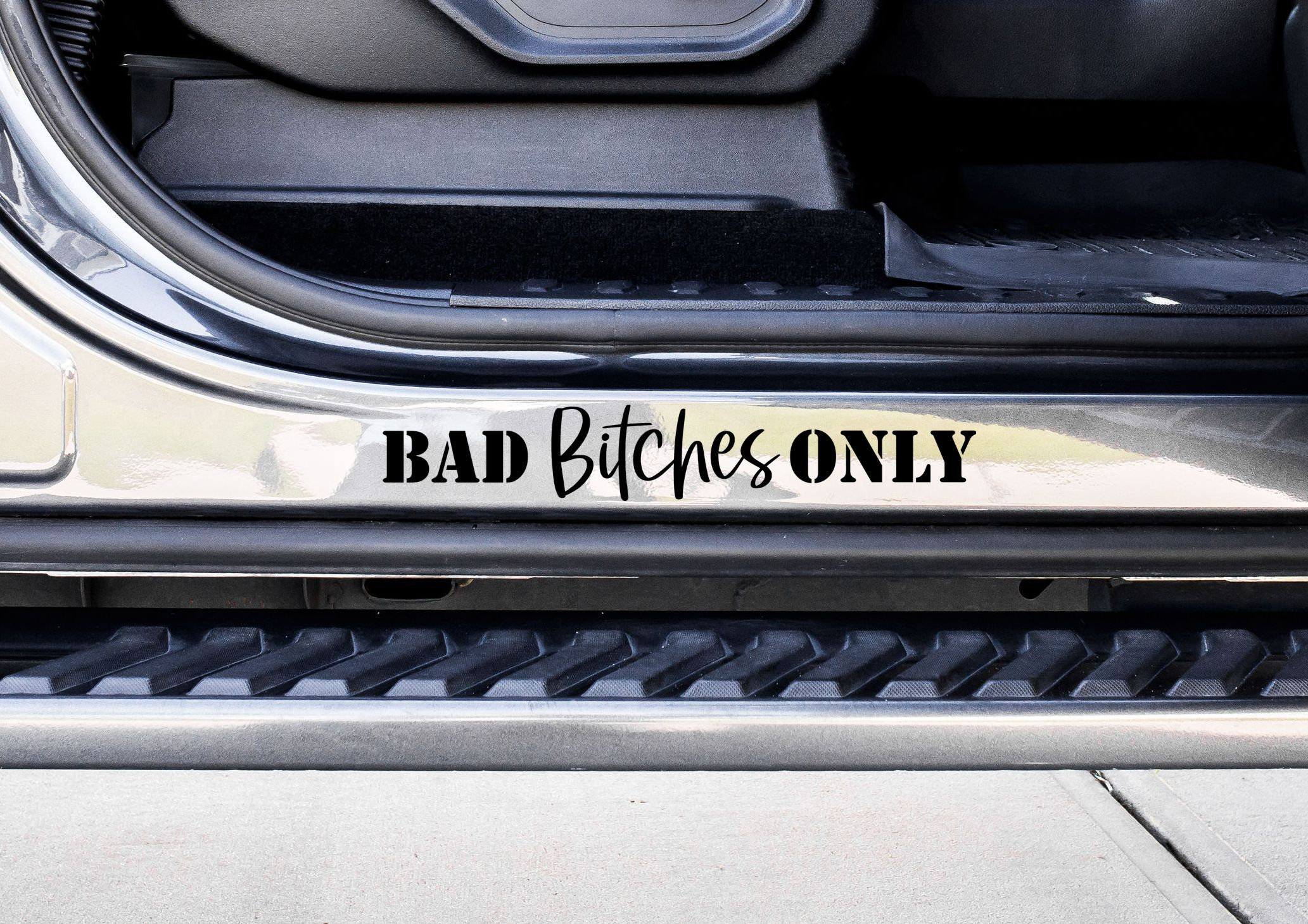 Bad Bitches Only Custom Vinyl Decal Sticker Choose your | Etsy