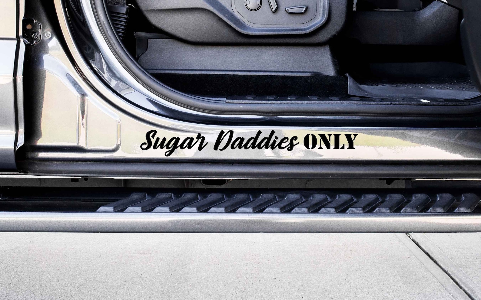 Sugar Daddies Only Custom Vinyl Decal Choose Your Color and - Etsy