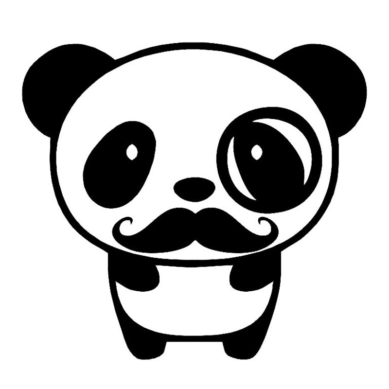Mustache Vinyl Decal - Etsy