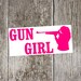 Gun Girl Decal Sticker, Pro Gun Sticker, Pro Gun Decal, 2nd Amendment ...