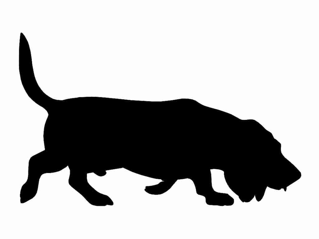Basset Hound Dog V2 Silhouette Custom Vinyl Decal Sticker - Etsy