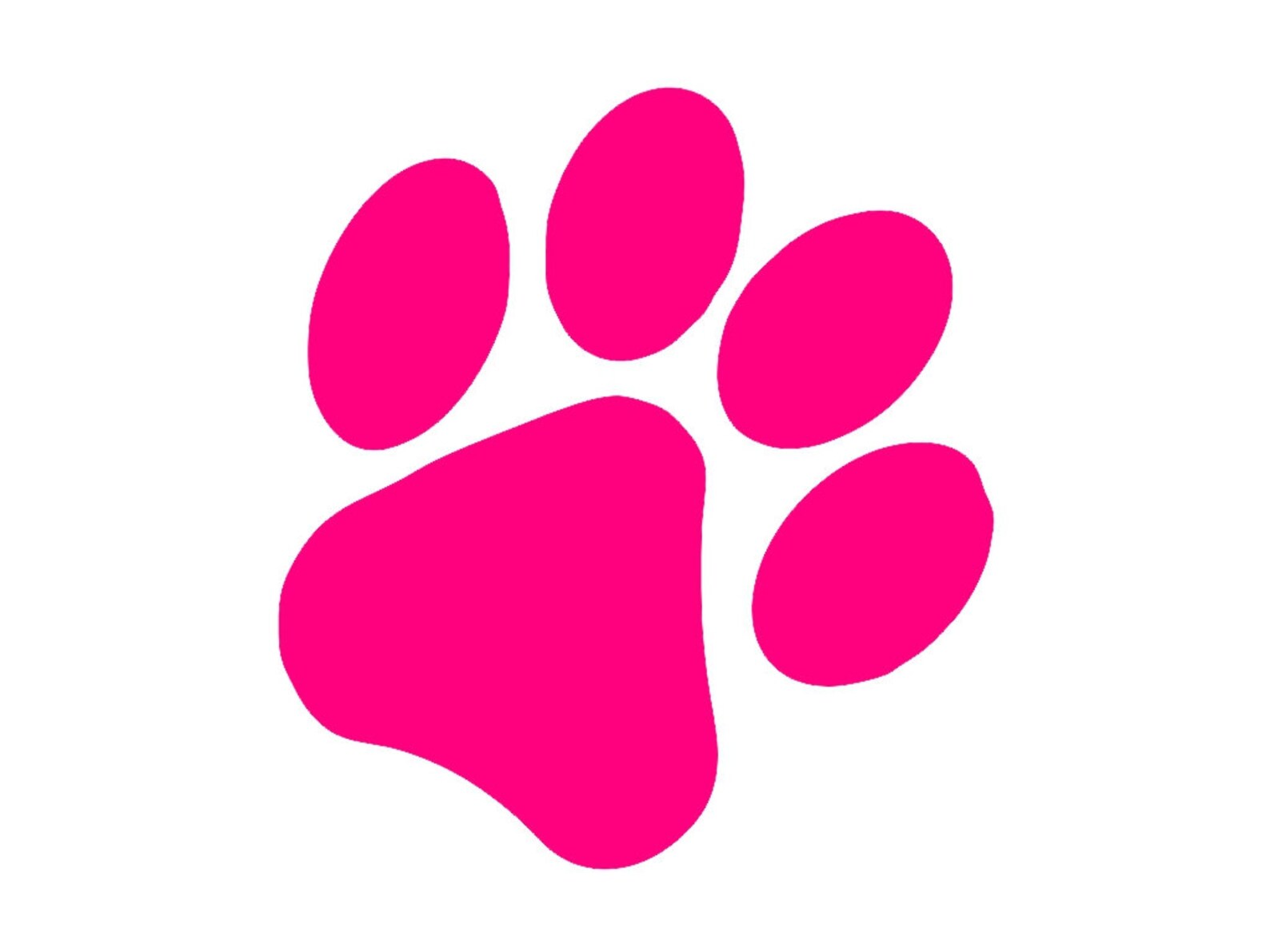 Paw Print Vinyl Decal Paw Print Sticker Gift for Animal - Etsy