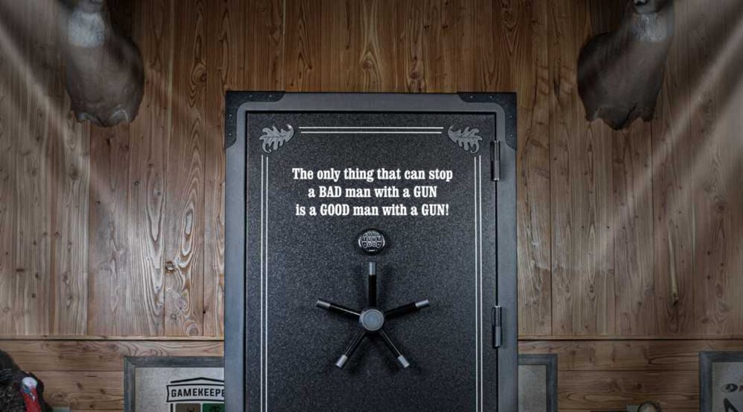 Bad Man With a Gun Vs Good Man With a Gun Custom Vinyl Decal Sticker ...