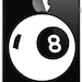 8 Ball Custom Vinyl Decal Sticker Choose Your Color and Size - Etsy