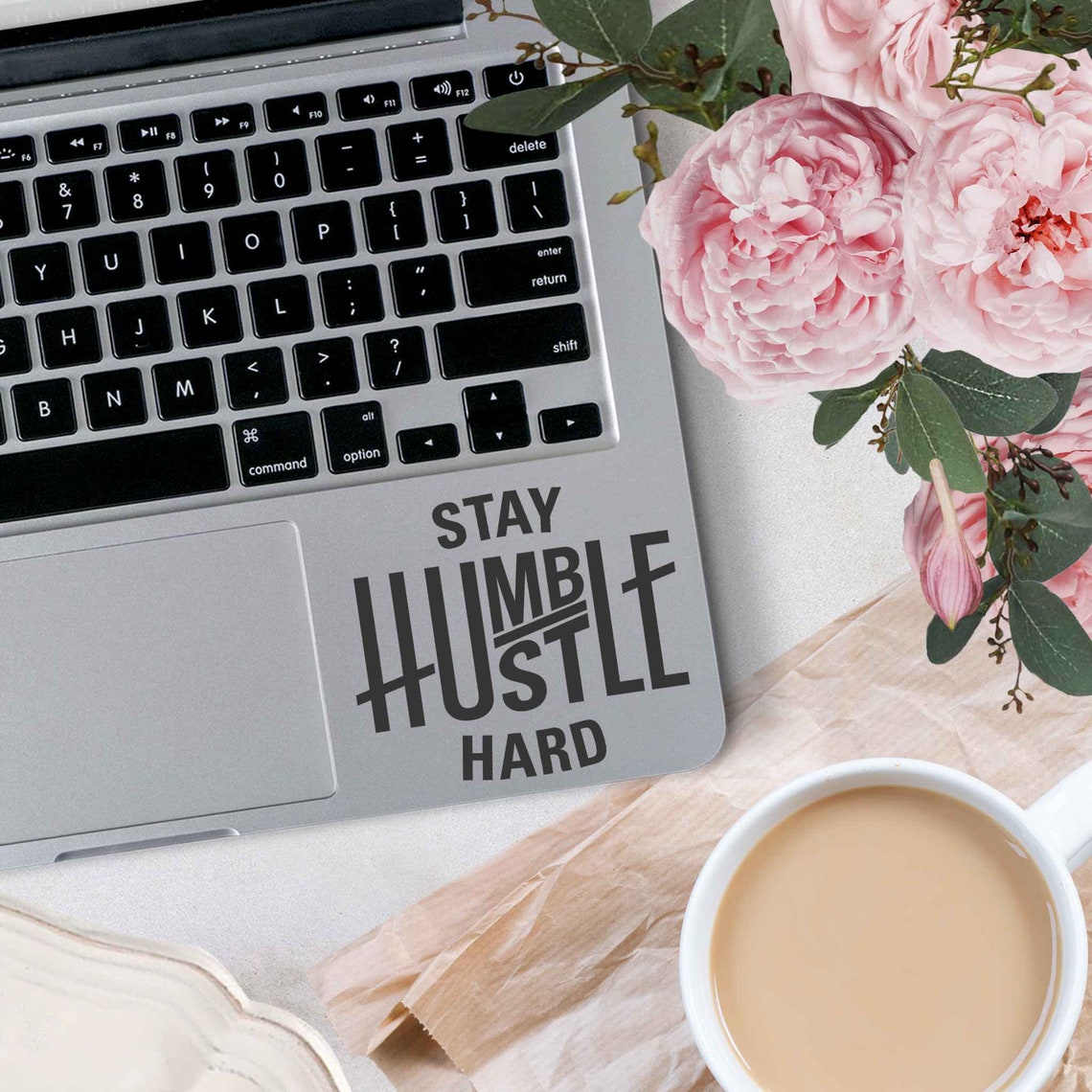 Stay Humble Hustle Hard Vinyl Decal Choose Your Color and - Etsy