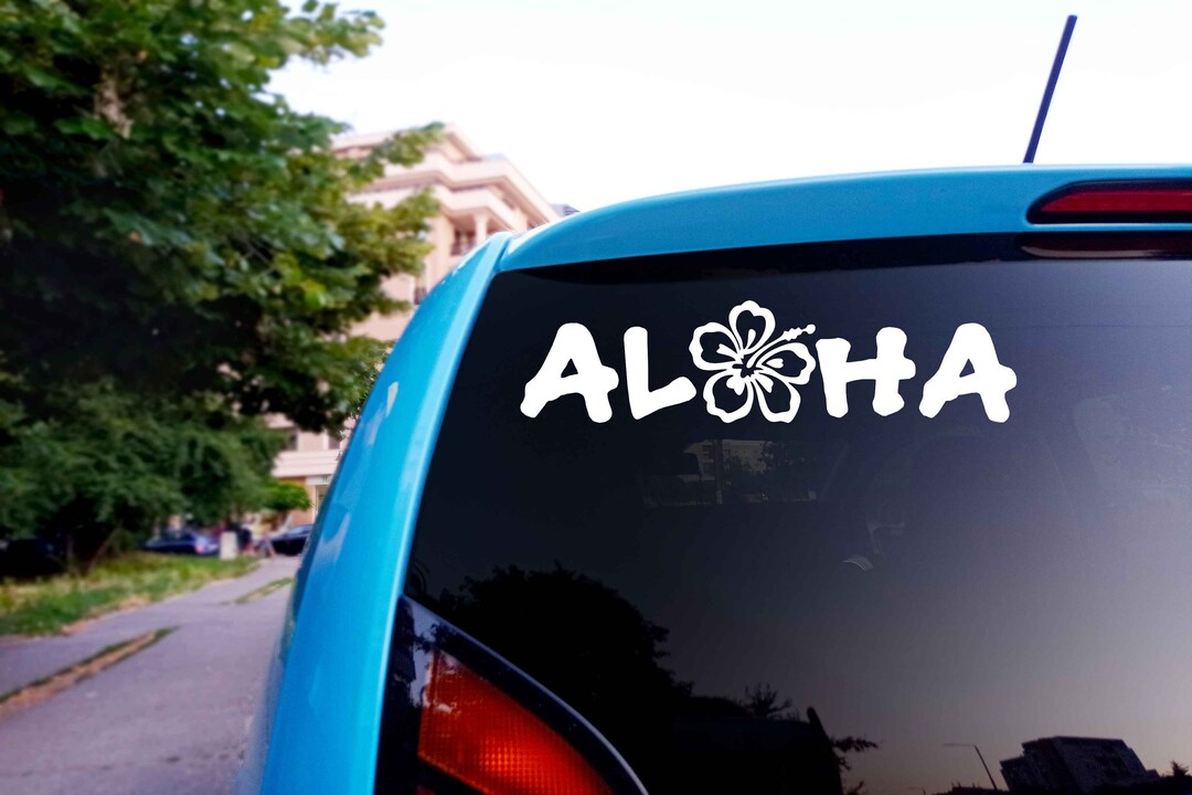 Aloha Version 3 Custom Vinyl Decal Sticker - Choose Your Color and Size ...
