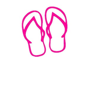 Sandals V1 Custom Vinyl Decal Sticker - Choose Your Color and Size - Etsy