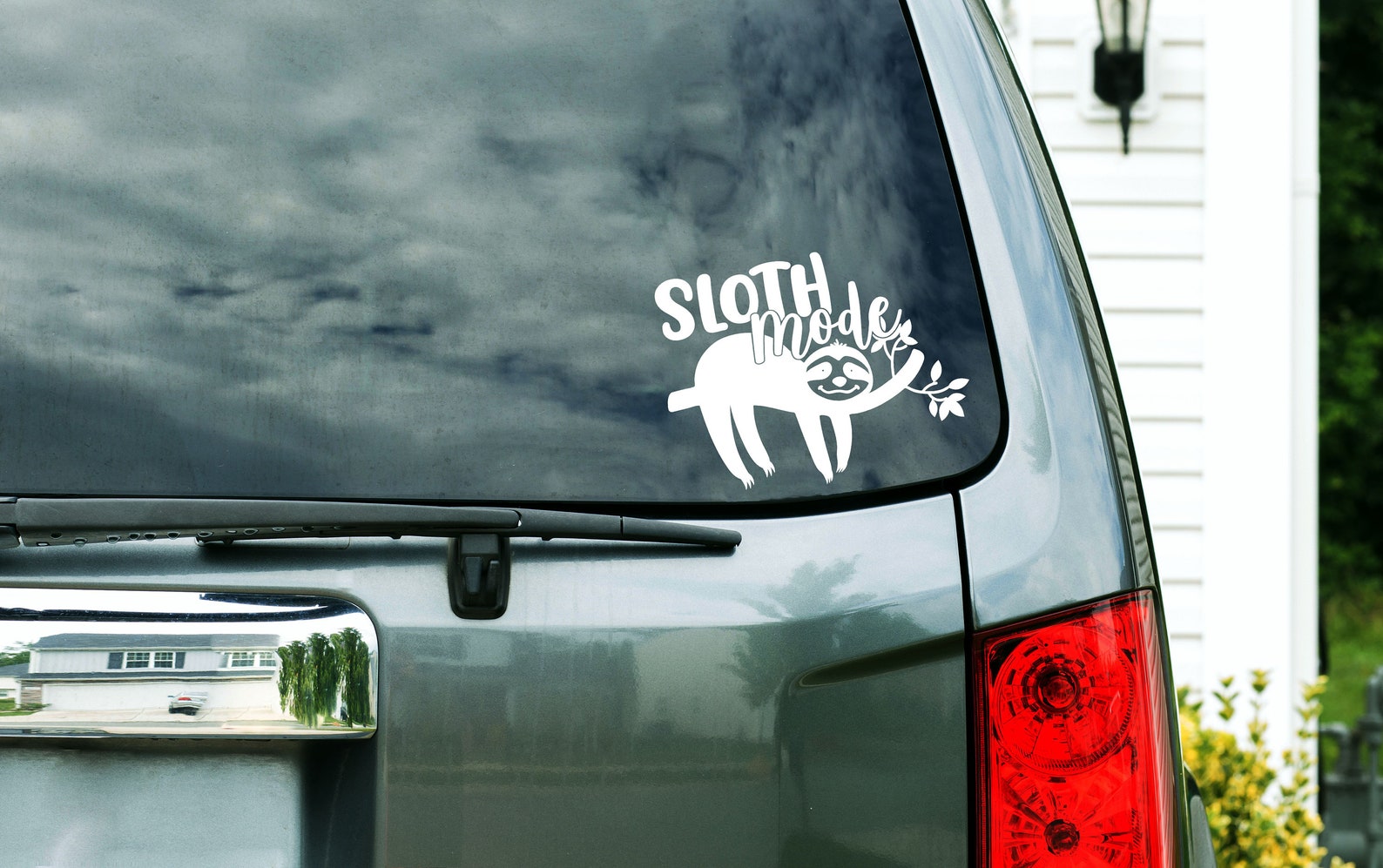 Sloth Mode Custom Vinyl Decal Sticker - Choose Your Color and Size ...