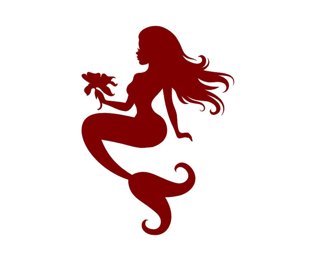 Vinyl Decal - Mermaid V8 Custom Vinyl Decal Sticker - Choose Your Color ...