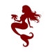 Vinyl Decal - Mermaid V8 Custom Vinyl Decal Sticker - Choose Your Color ...