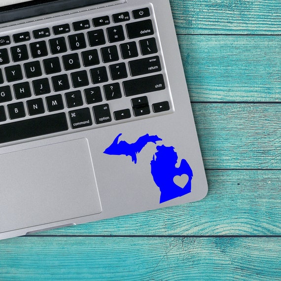 I Love Michigan Custom Vinyl Decal Sticker Choose Your Color - Etsy