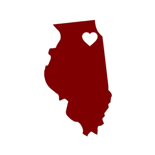 I Love Illinois - Etsy