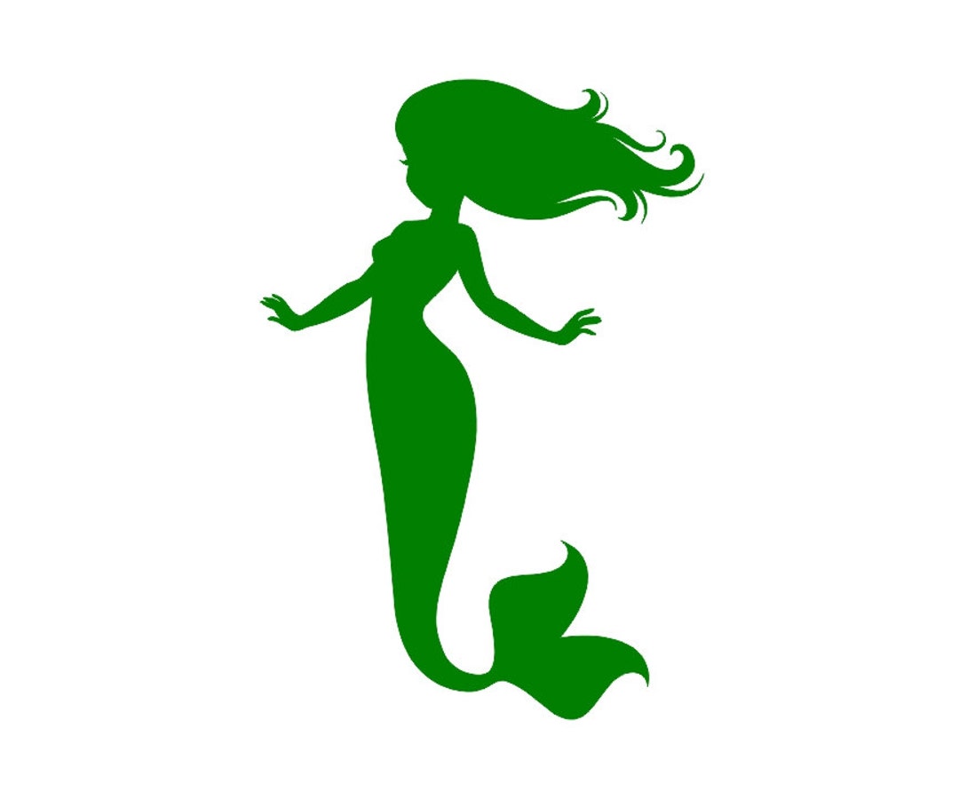 Mermaid V6 Custom Vinyl Decal Sticker - Choose Your Color and Size - Etsy