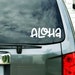Aloha V2 Custom Vinyl Decal Sticker Choose Color and Size Aloha Beaches ...