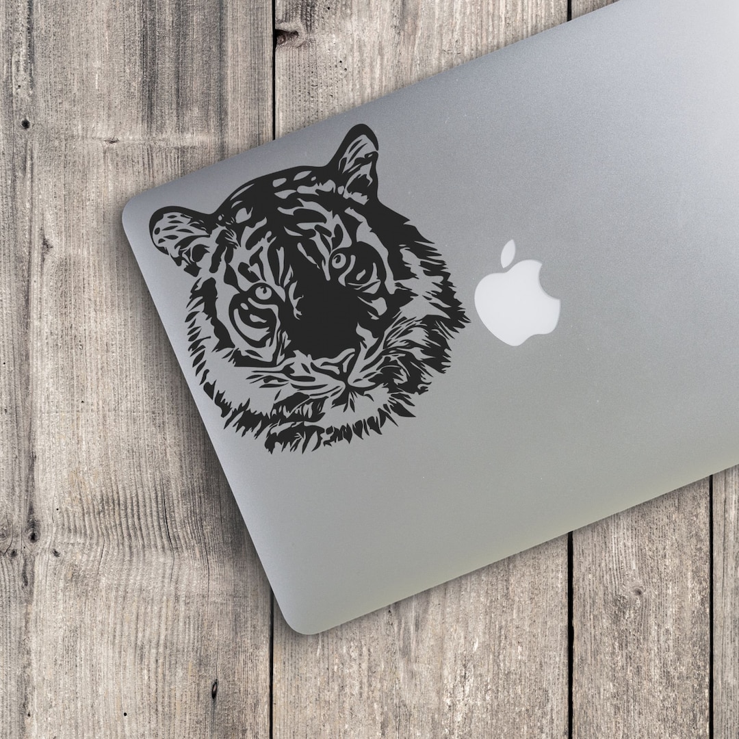 Tiger V3 Custom Vinyl Decal Sticker - Choose Your Color - Tiger Head ...